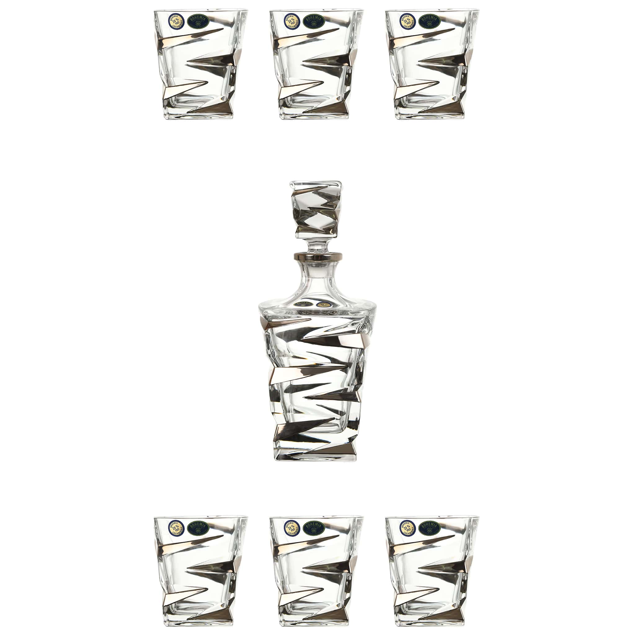 Bohemia Crystal - Drink Set 7 Pieces - 270006638
