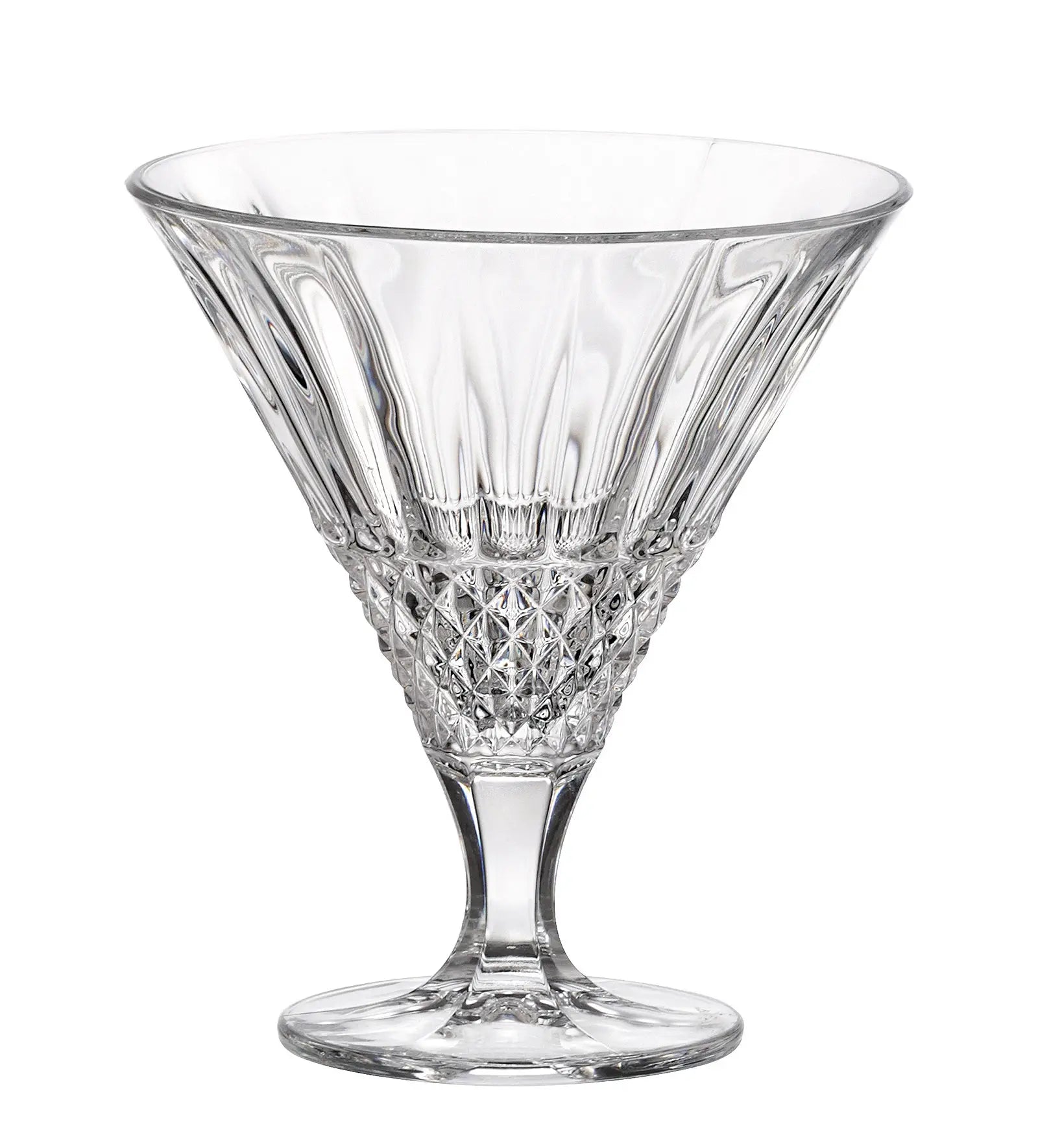 Bohemia Crystal - Alex Jelly Glass Set 6 Pcs - Clear - 300ml