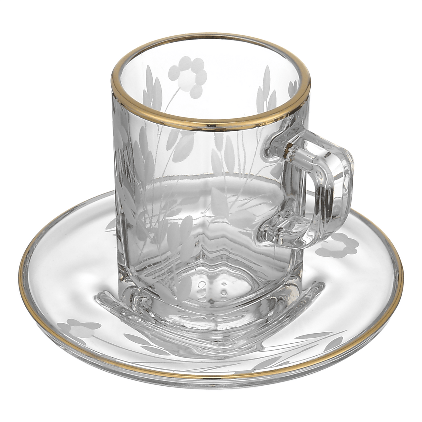 Pasabahce - Glass Set 24 Pieces - Gold - Glass