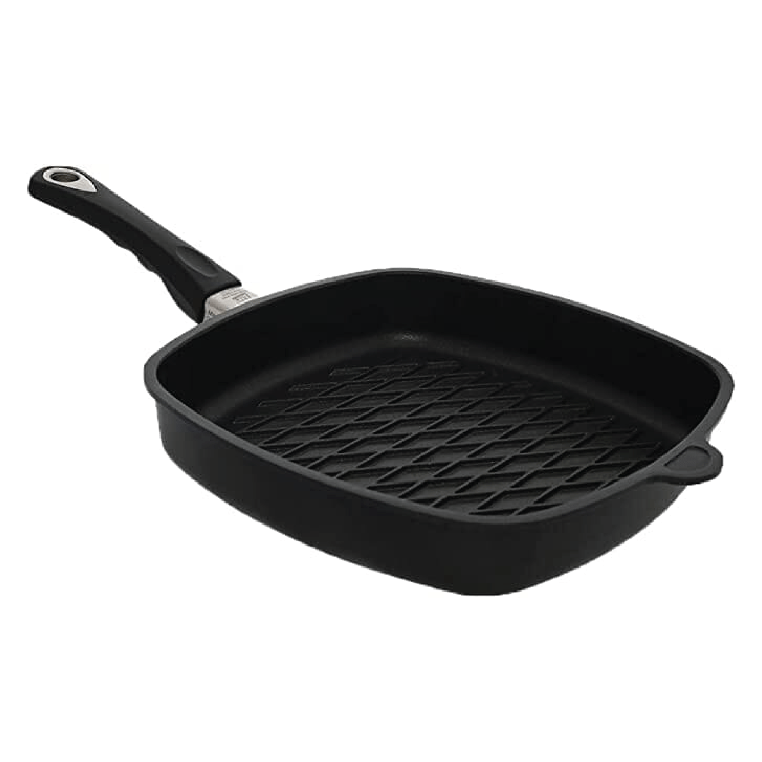 AMT - Black Square Grill with Detachable Handle - Cast Aluminum - 28x2