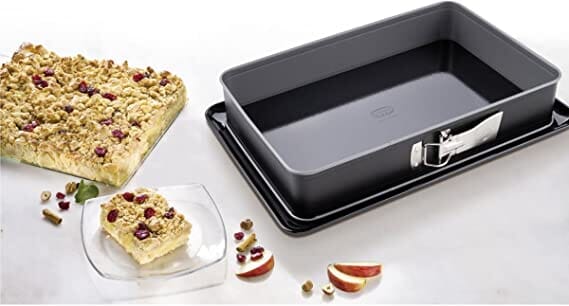 Dr. Oetker - Rectangular Cake Tray With Serving Plate - Black - 25x38c