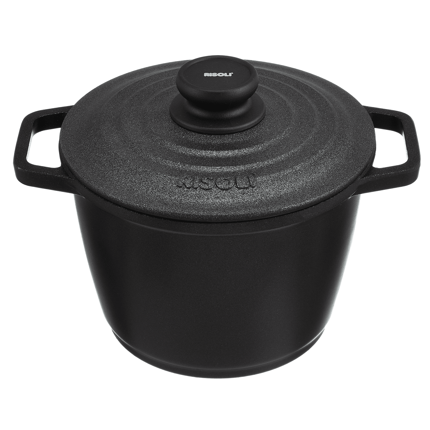 Risoli - Black Plus Deep Pot - 20cm - Black