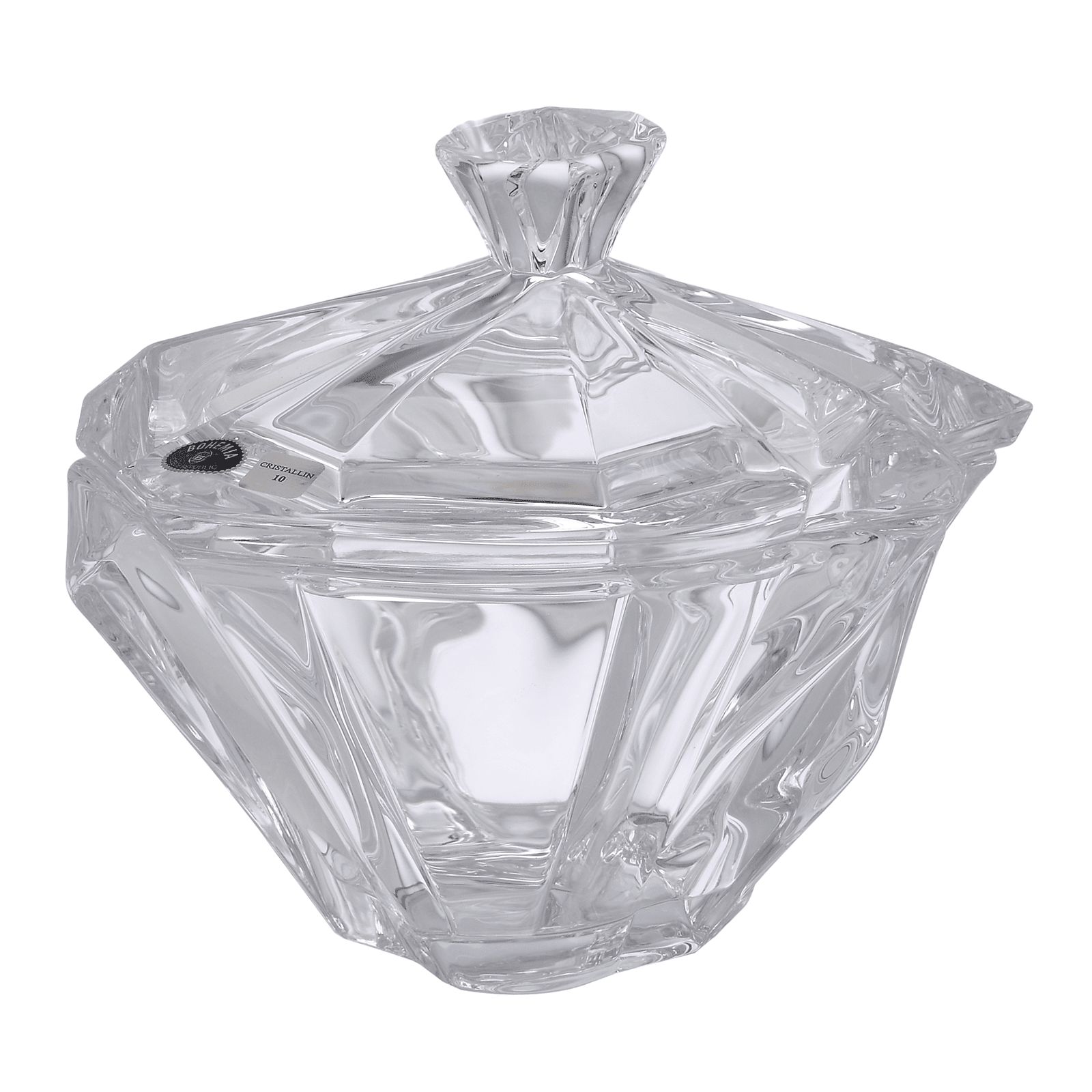 Bohemia Crystal - Wavy Crystal Box - 22cm - Clear
