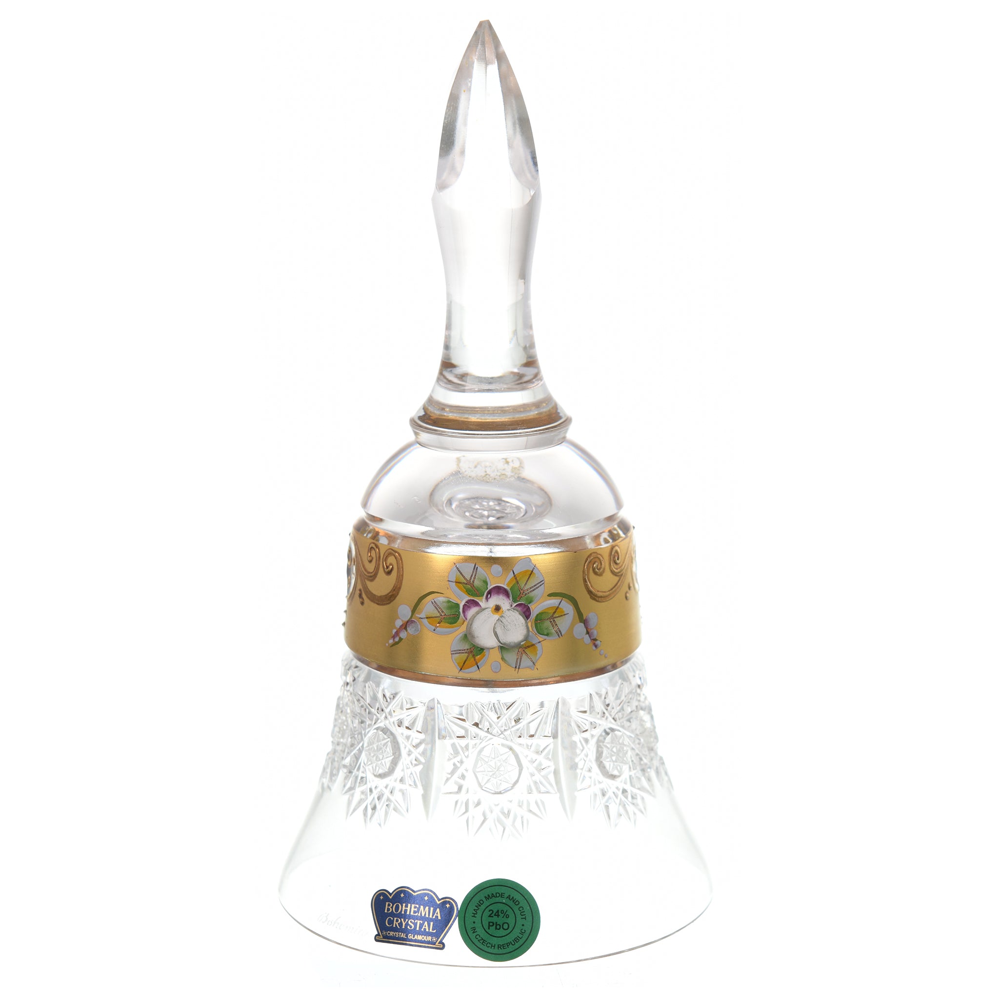 Bohemia Crystal - Crystal Bell - Gold - 16cm