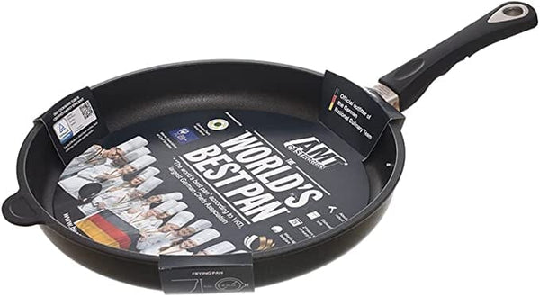 AMT - Frypan with Black Handle - Black - Cast Aluminum - 32cm