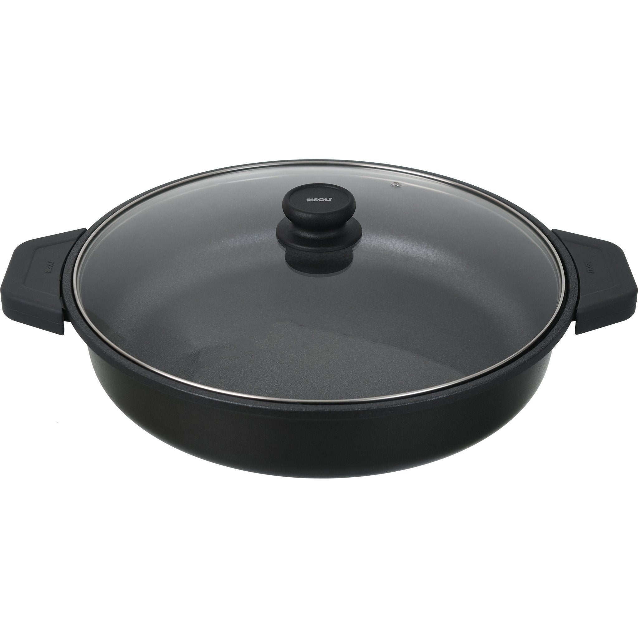 Risoli - Granito Saucepan with Glass Cover & Soft Removable Silicone H