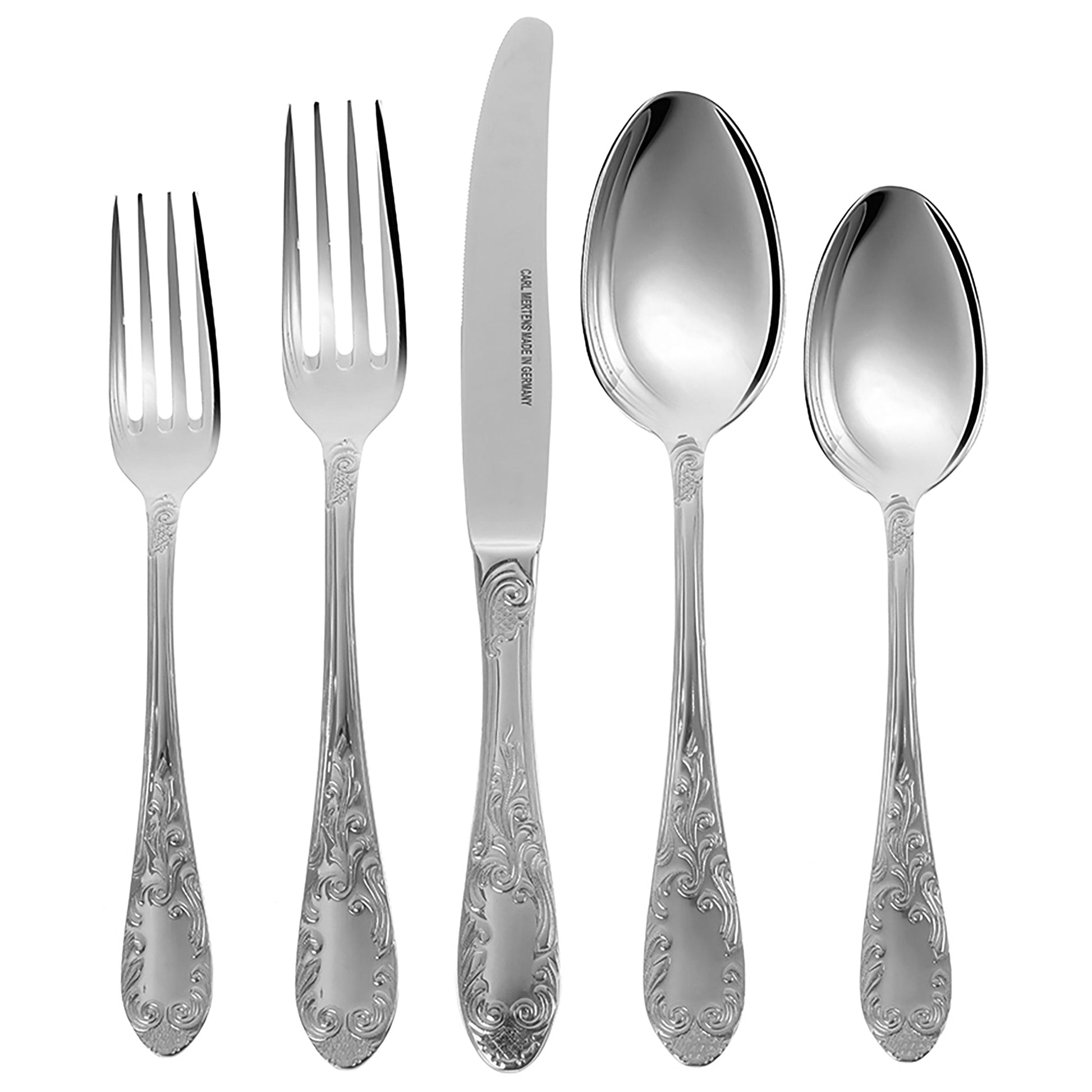 Carl Mertens - Cutlery Set - 130 Pieces - Silver Plated Metal - 620005